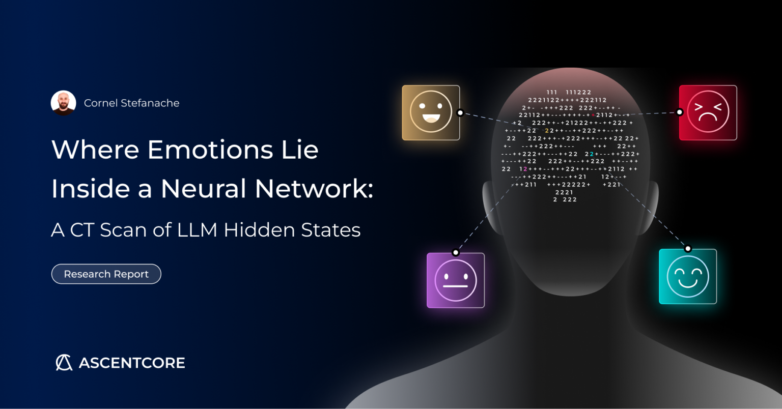 Where Emotions Lie Inside a Neural Network: A CT Scan of LLM Hidden ...